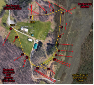 Sporting Clay Course Map